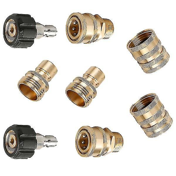 Pressure Washer Quick Connector 1/4" To Spray Gun Wand Lance Bayonet ...
