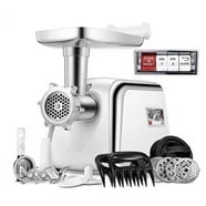 MegaChef 1200 Watt Ultra Powerful Automatic Meat Grinder for Household ...