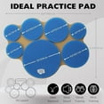 Drum Practice Pad - Compact Multi-target Drumming Practice Pad for ...