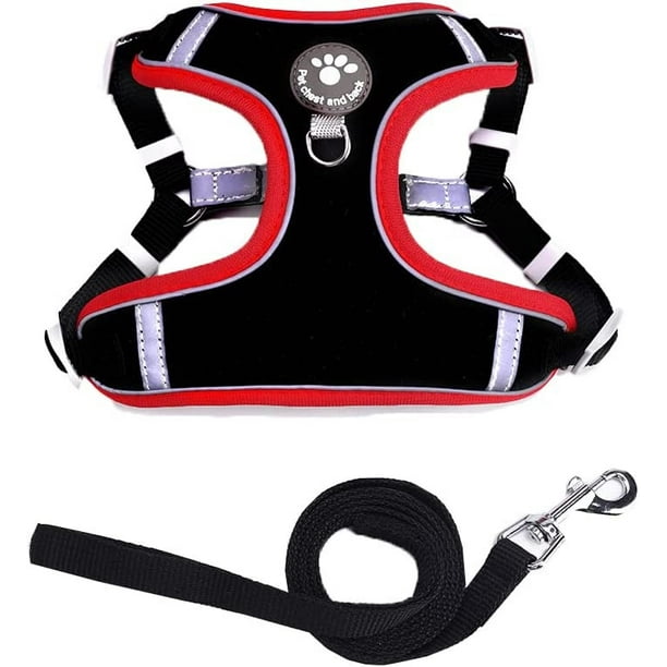 LSLJS Dog Harness, No Pull Easy On and Off Pet Vest Harness, Reflective ...