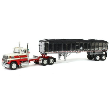First Gear DCP 1/64 Viper Red Peterbilt 389 28.5ft Utility Dual Hay ...