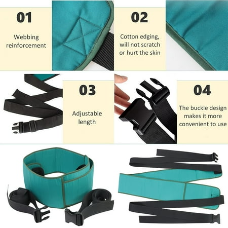 Bed Safety Harness Bedside Guardrail Belt Care Accessories Wheelchair ...