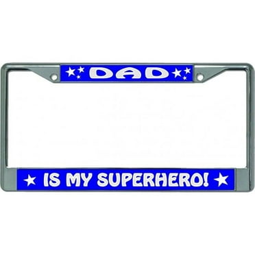Deadpool Multi Logo Chrome License Plate Frame - Walmart.com