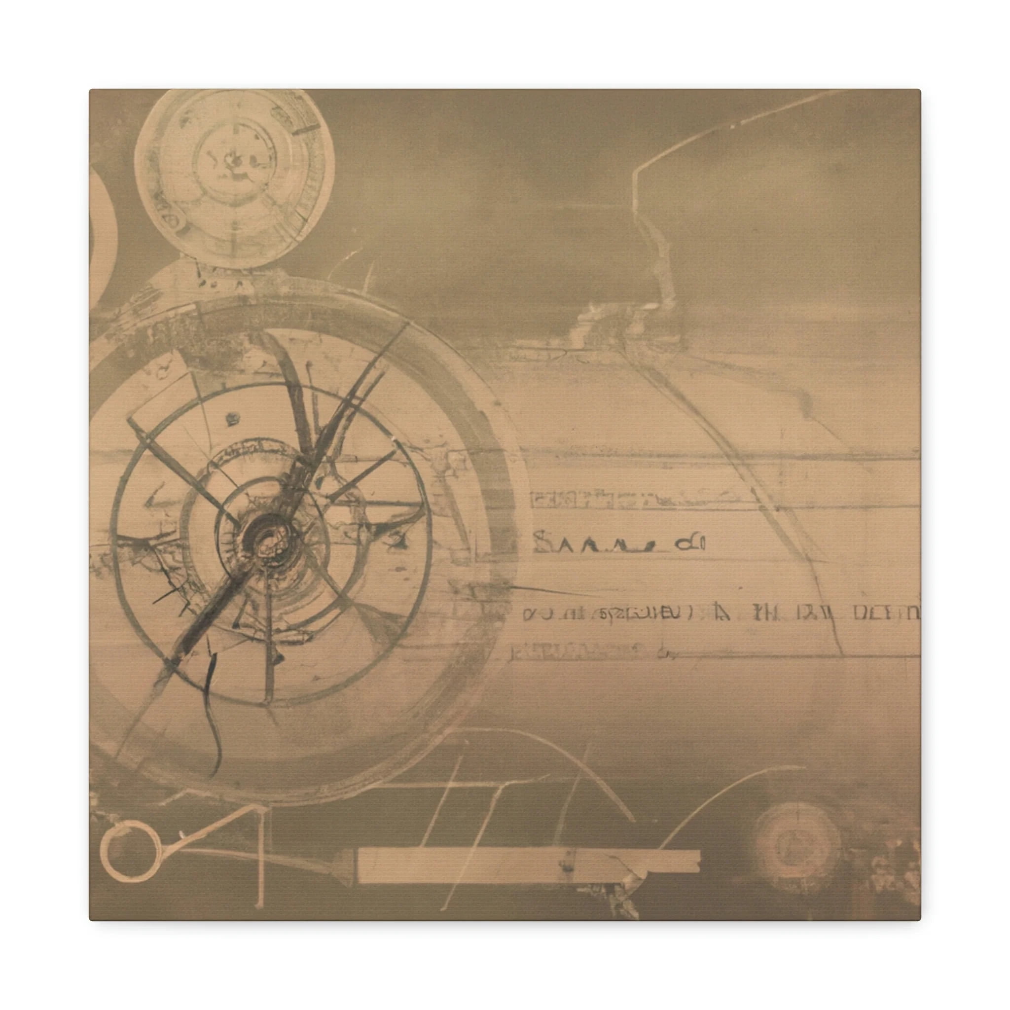 Sailing the Steampunk Chart - Canvas - Walmart.com