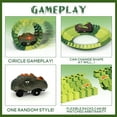 340Pcs Dinosaur Race Track Toy, Dinosaur Toys for Boys 3-6 Years, STEM ...