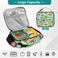 ALAZA Dinosaur on Gradient Insulated Lunch Box Lunch Bag Cooler Tote ...