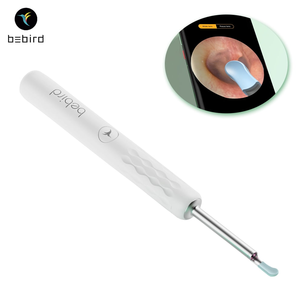 Ear Wax Removal Ear Cleaner WiFi Wireless Otoscope with 3MP FHD Camera ...