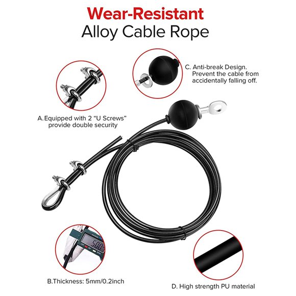 Home Gym Replacement Cables