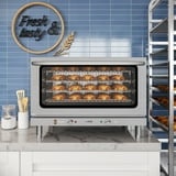 32 in. Countertop Convection Oven, Holds Full Size Pans, 4 Racks and ...