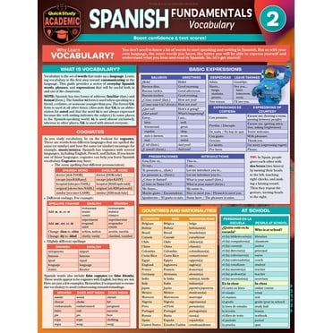 QuickStudy Spanish Phrases Flash Cards: 1000 Cards for English Teaching ...