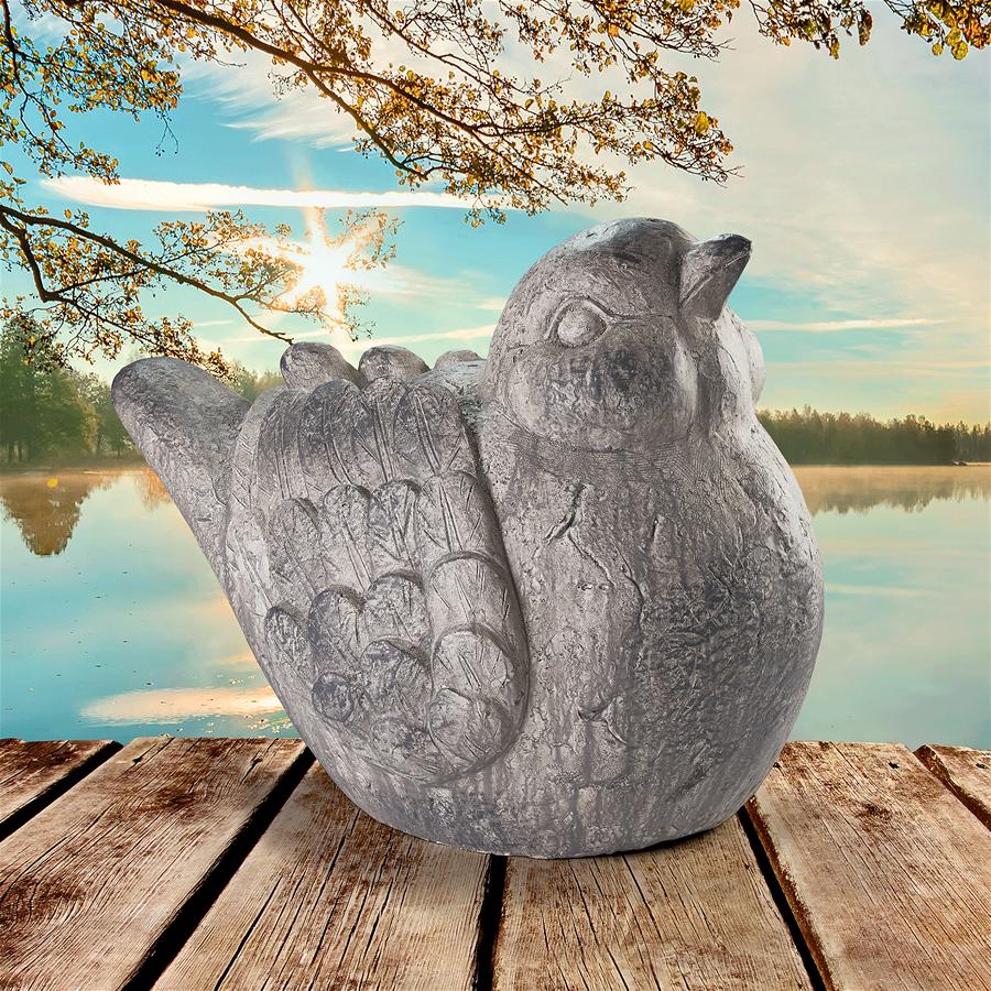 Design Toscano Fine Feathered Friend Chubby Bird Statue - Walmart.com