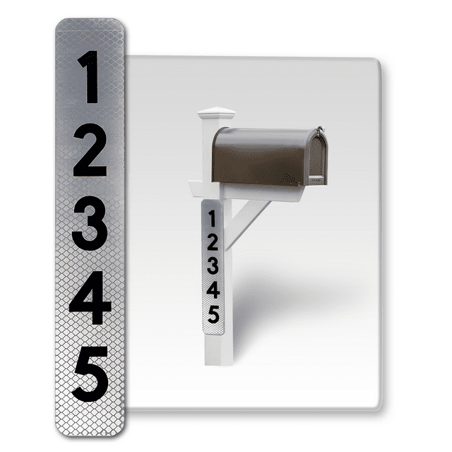 Customized Mailbox Address Numbers Stickers for Outside, 911 Emergency ...