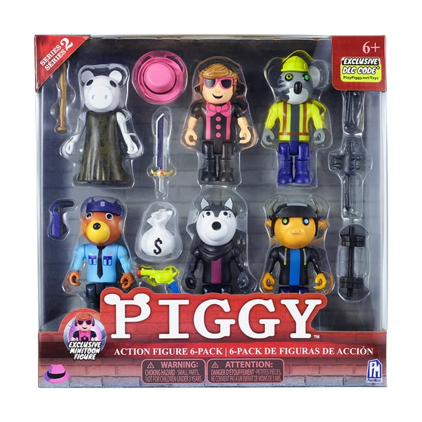 PIGGY - Action Figure 6-Pack (Six 3.5" Buildable Toys w/ EXCLUSIVE ...