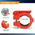 Marcy Olympic Barbell Lock Collar Pair - OBC-7RD - Walmart.com