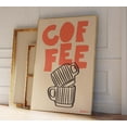 Affixzi Minimalist Coffee Art Print: Modern Kitchen Typography Poster ...