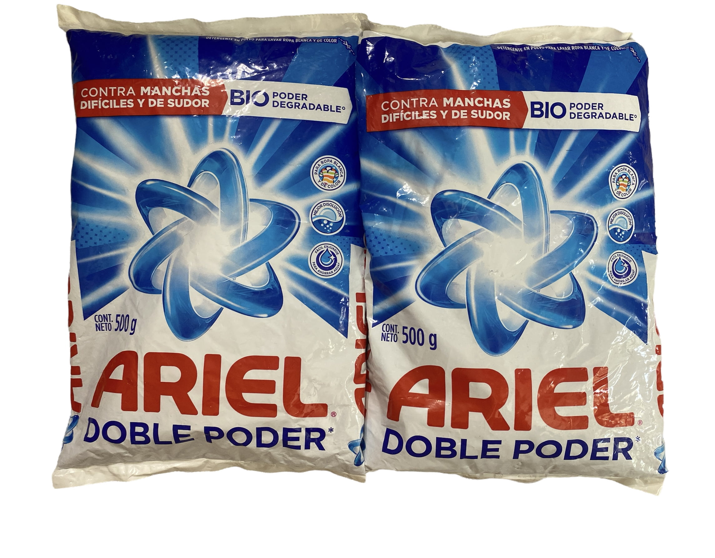ARIEL Doble Poder 500g Each Pack of 2 - Walmart.com