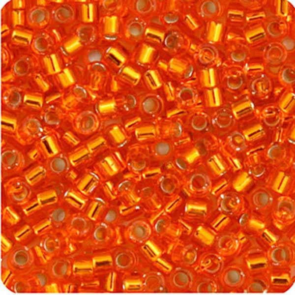 Click here for Miyuki Delica 11/0 Rd Orange Silver Lined 11/0 prices