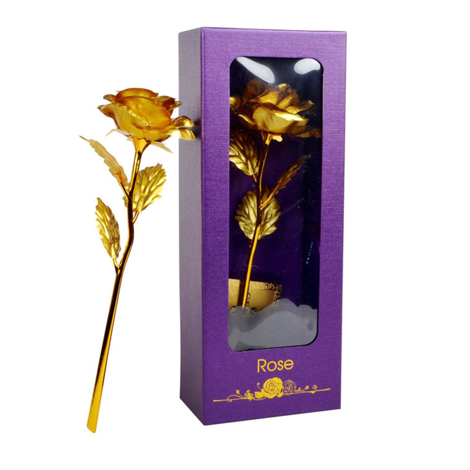 Click here for Dvkptbk Valentines Day Decor Gold Foil Roses Valen... prices