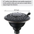 Bright Showers Shower Head High Pressure Rain Showerhead 5 Spray ...