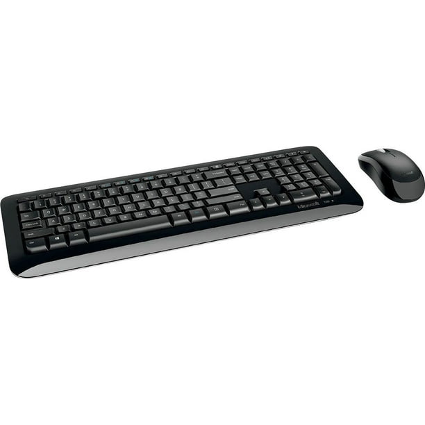 Microsoft - Desktop 850 Full-size Wireless Optical Keyboard and Mouse ...