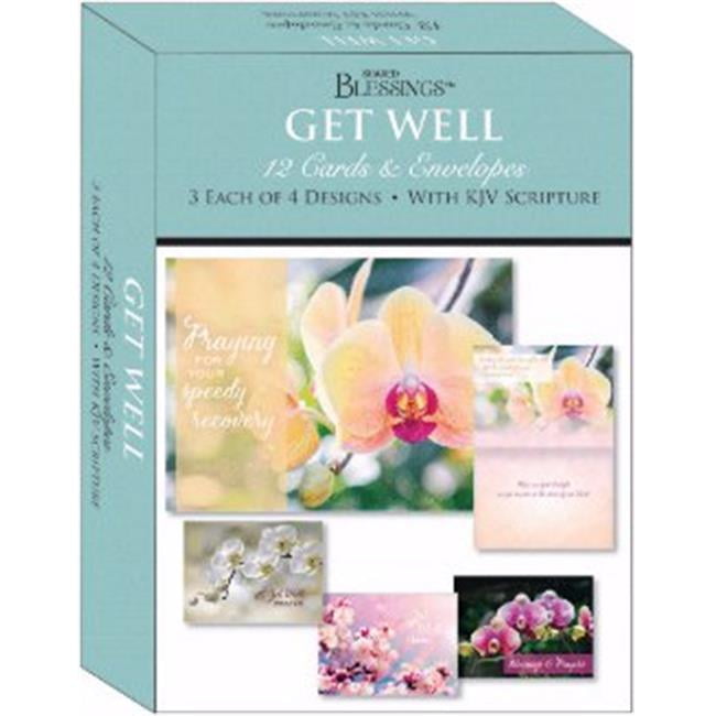 Card-Boxed-Shared Blessings-Get Well Beautiful Orchids (Box Of 12 ...