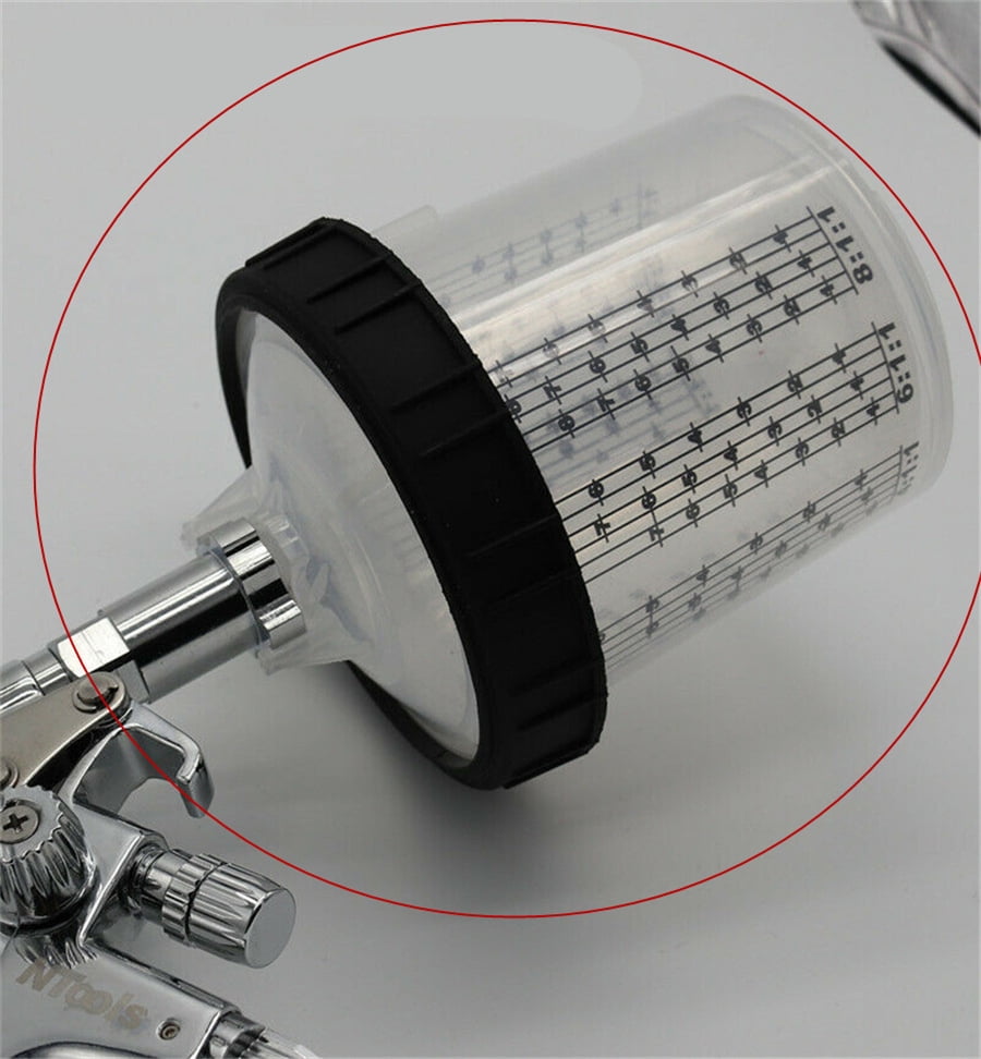 Acaigel 600ML Disposable Paint Cup & M16x1.5 Internal Thread Adapter ...