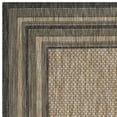 SAFAVIEH Courtyard Ercan Striped Indoor/Outdoor Area Rug, 6'7" x 6'7 ...