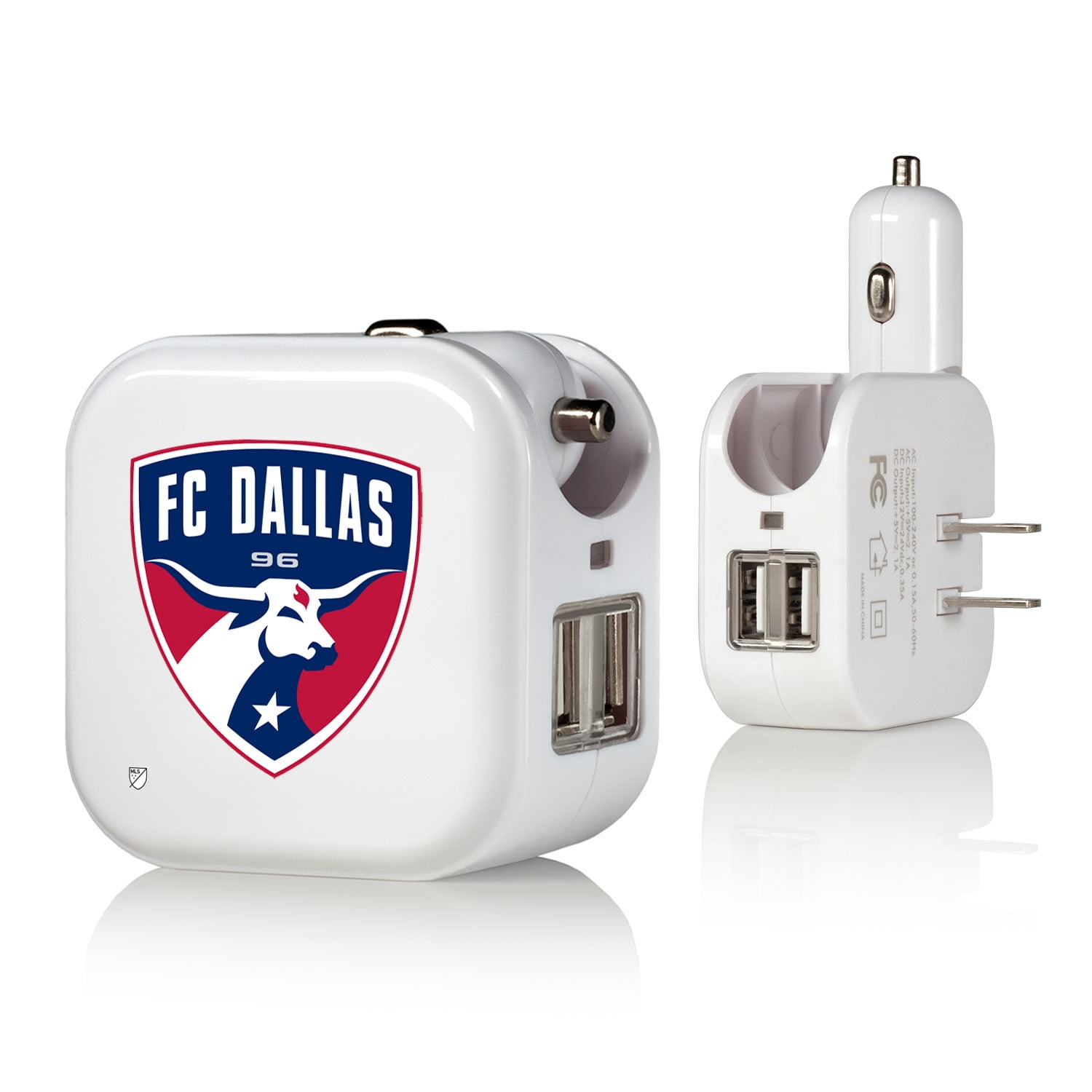 FC Dallas Insignia 2 in 1 USB Charger - Walmart.com