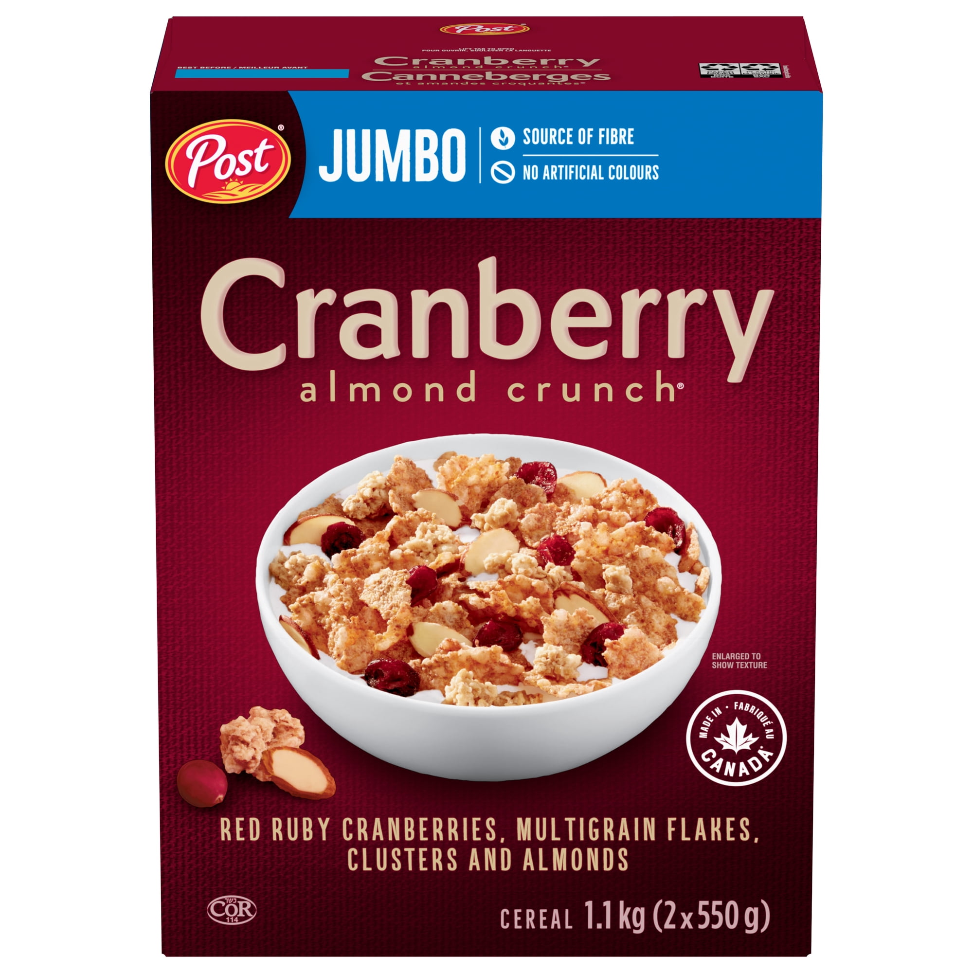 Click here for Post Foods Post Cranberry Almond Crunch Jumbo Size... prices