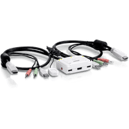 2PORT PS2 MINIVIEW MICRO KVM W/6FT CABLES HOT KEYS - Walmart.com