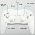 Restored Classic Controller Pro White For Wii Gamepad Nintendo OEM ...
