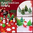 30Pcs Christmas Resin Miniatures Mini Christmas Trees Miniature ...