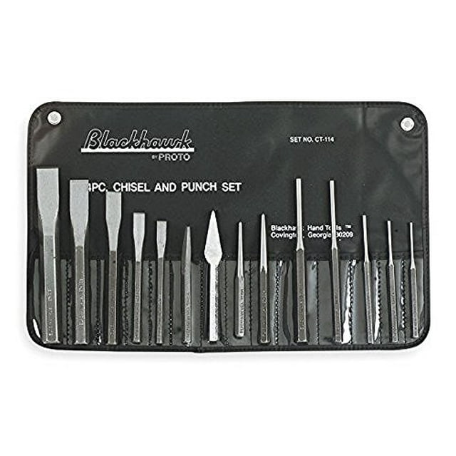 Blackhawk CT-114 Punch & Chisel Set, 14PC - Walmart.com