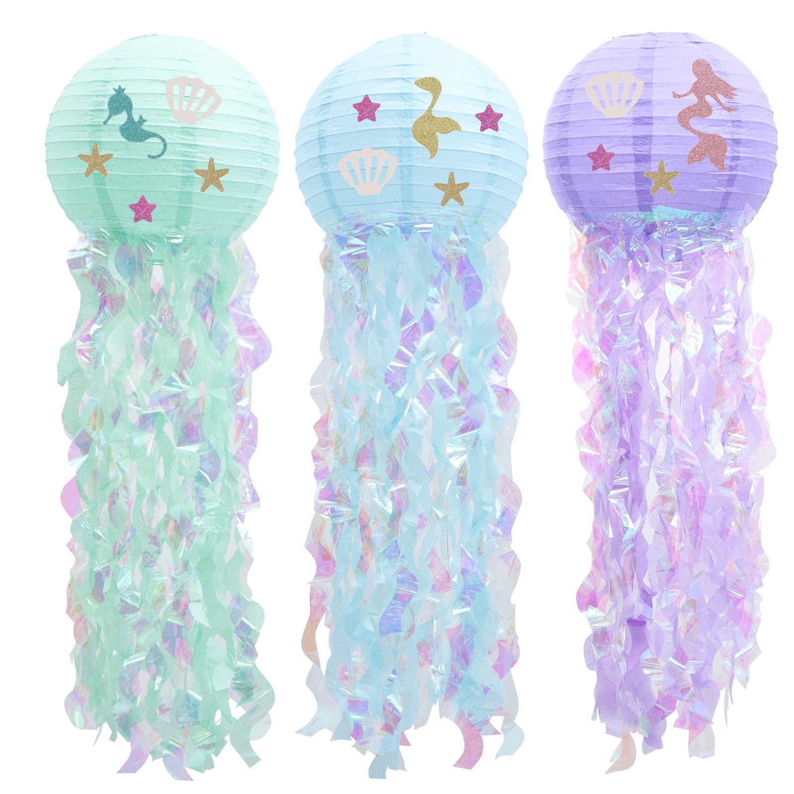 Click here for Har Adhesive 3pcs Jellyfish Paper Lantern Mermaid... prices