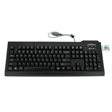 Seal Shield Seal Clean Waterproof Keyboard W/Key Lock - Black - Walmart.com