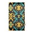 Aztec Geometric Abstract Pattern Door Curtain Sheer Privacy Light ...