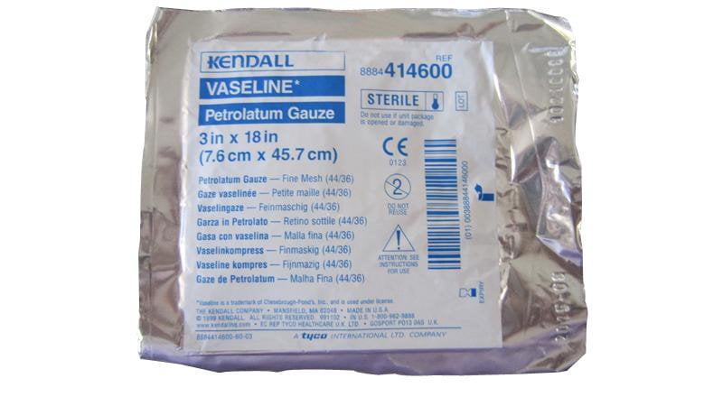 Vaseline Petrolatum Impregnated Dressing 3 X 18 Inch Gauze Sterile ...