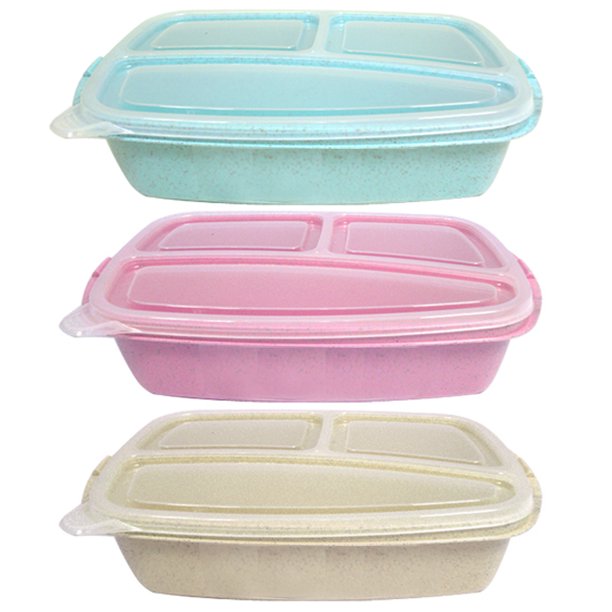 3 Compartment Storage Containers