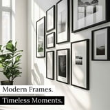 Modern Black Wood 12x19 Picture Frame – Wall 12 x 19 Poster Frame ...