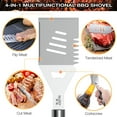 AISITIN 35Pcs BBQ Grill Tools Set with Thermometer, Steel Fork, Tongs ...