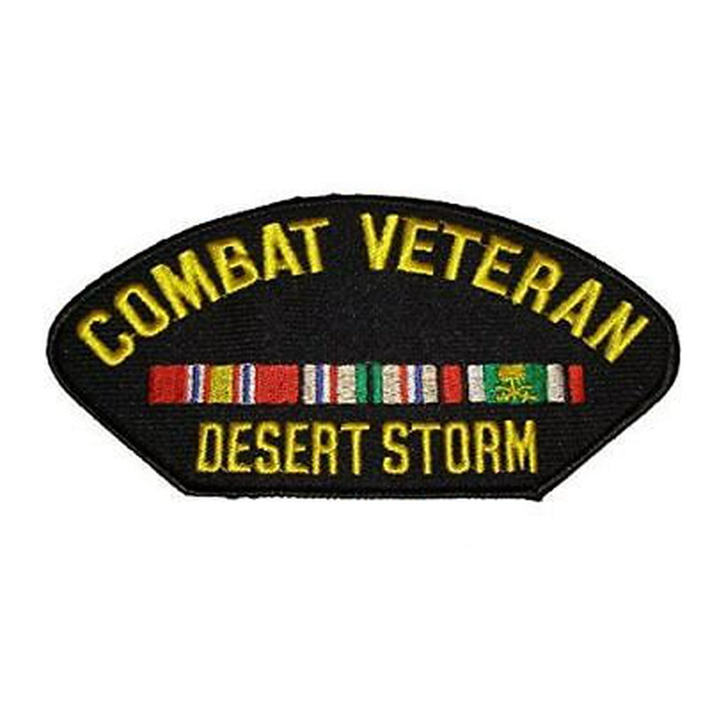 OPERATION DESERT STORM COMBAT VETERAN PATCH W/ CAMPAIGN RIBBONS ODS ...