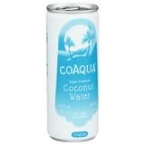 Pack of 6, Coaqua Super Premium Coconut Water, 8.4 fl oz - Walmart.com