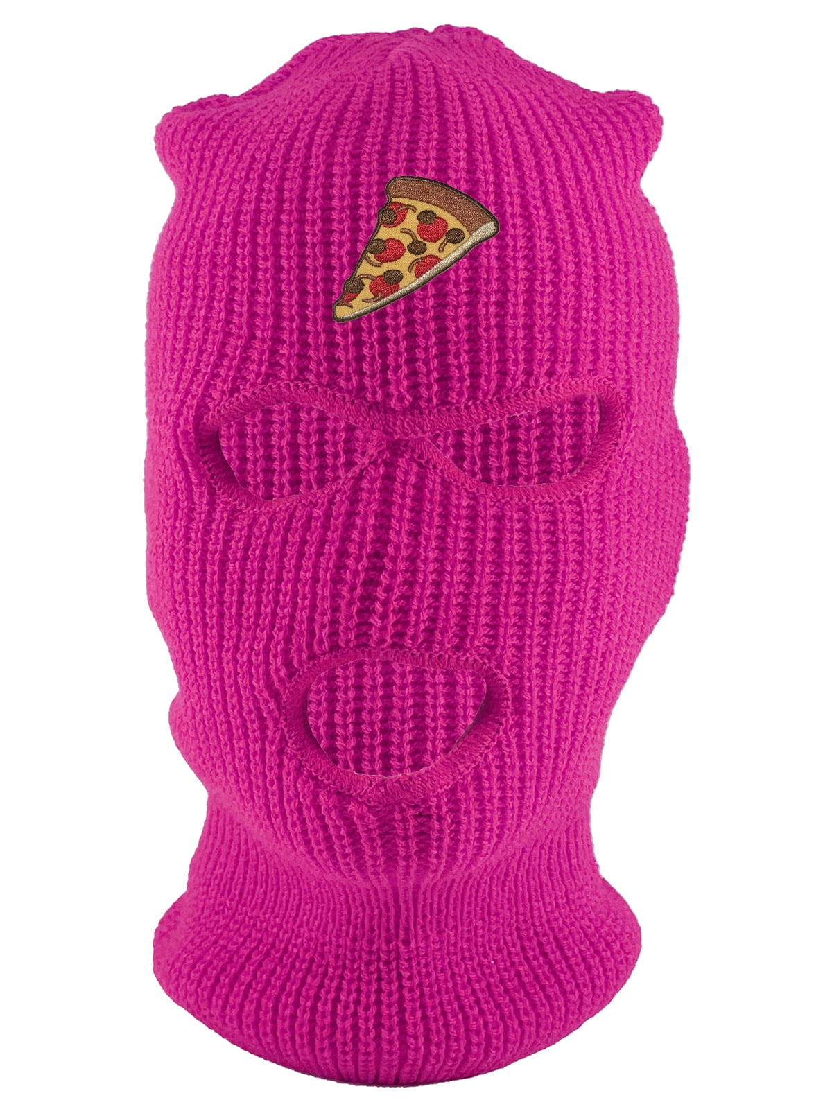 Gravity Threads Pizza Slice Patch 3-Hole Ski Mask - Hot Pink - Walmart.com