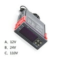 Digital Temperature Controller Incubator Thermostat 10A Single Cool Heat NTC 12V 24V 110V ...