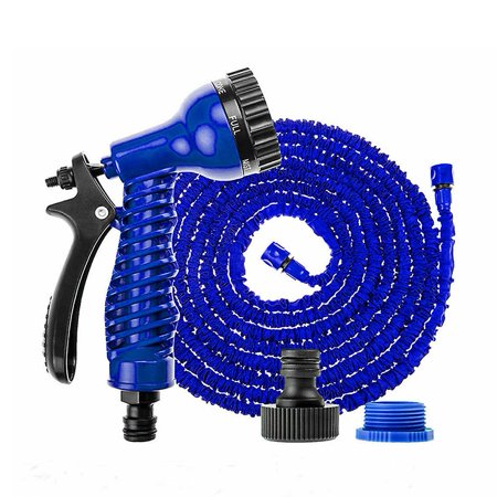 25-200ft Expandable Garden Hose Pipe Spray Flexible Expanding Stretch ...