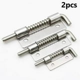 2PCS Spring Loaded Latch Bolt Stainless Steel Rebound Pin Window ...
