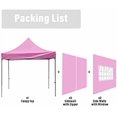 Canopy Tent Sidewalls for 10x10 Pop Up Canopy, 4 Piece Sidewalls, with ...