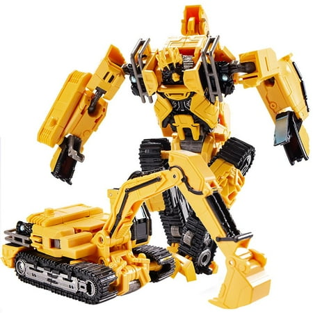Deformation Robot Car Toys Model Alloy Engineering Vehicle Robot Toy ...