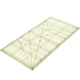 DIY Quilter's Ruler with Double Color Grid Lines for Easy Precision ...