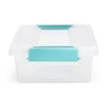 Sterilite Stackable Plastic Container Bins, Large Clip Box 12 Pack ...